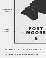 Fort Moore Map Print | Home Base Maps