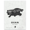Osan Air Base Map Print | Home Base Maps