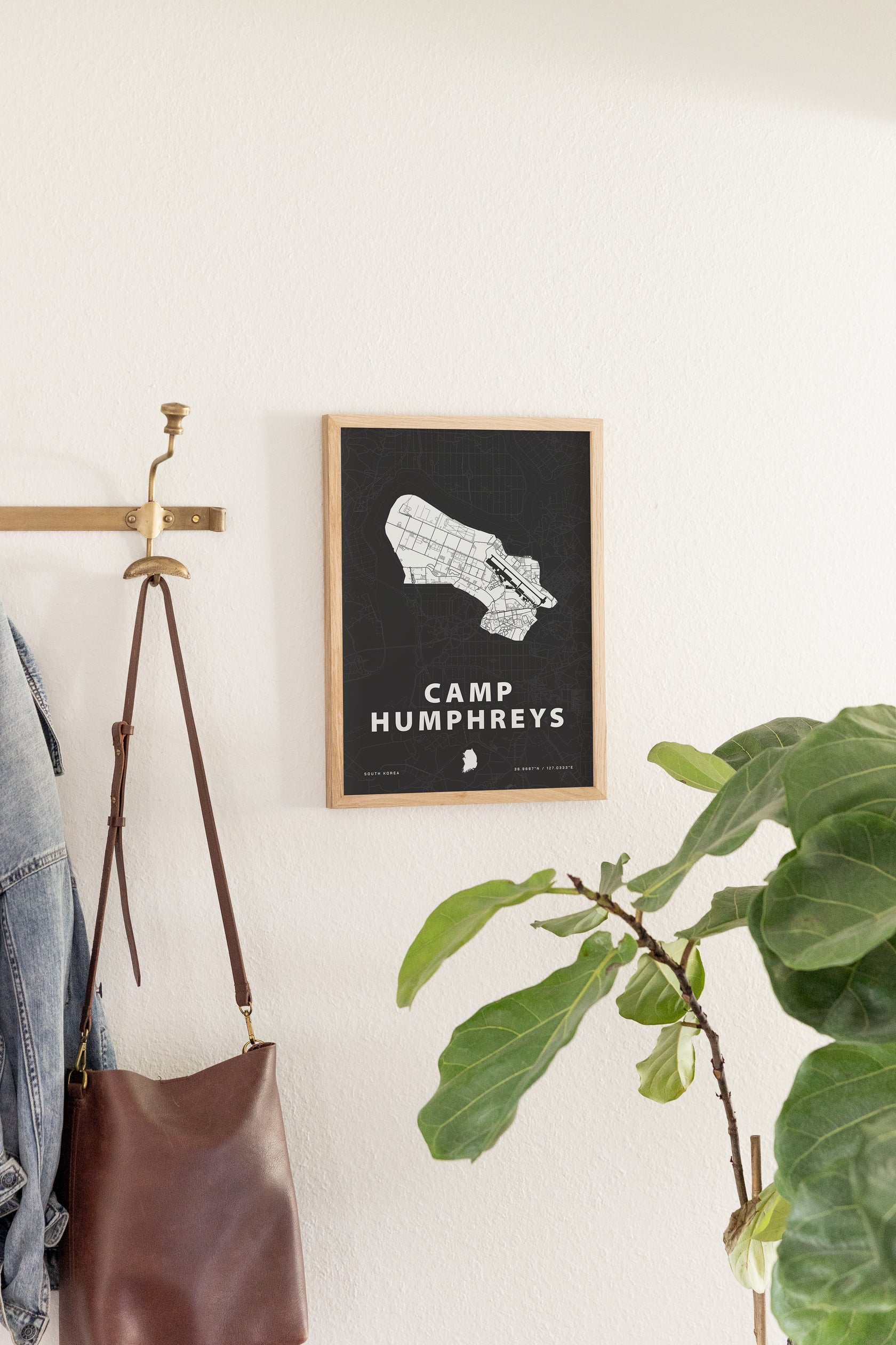 Camp Humphreys Map Print | Home Base Maps