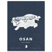 Osan Air Base Map Print | Home Base Maps