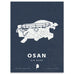 Osan Air Base Map Print | Home Base Maps