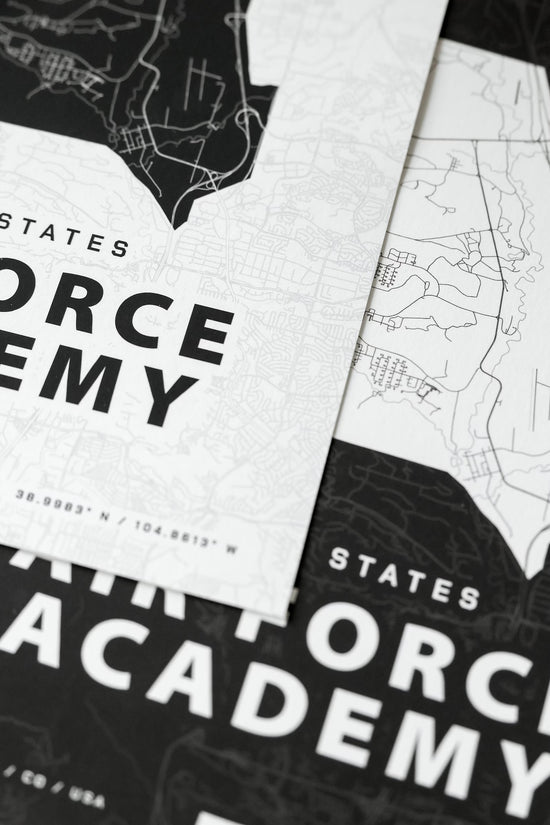 Air Force Academy Map Print | Home Base Maps