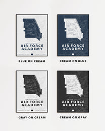 Air Force Academy Map Print | Home Base Maps