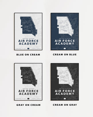 Air Force Academy Map Print | Home Base Maps